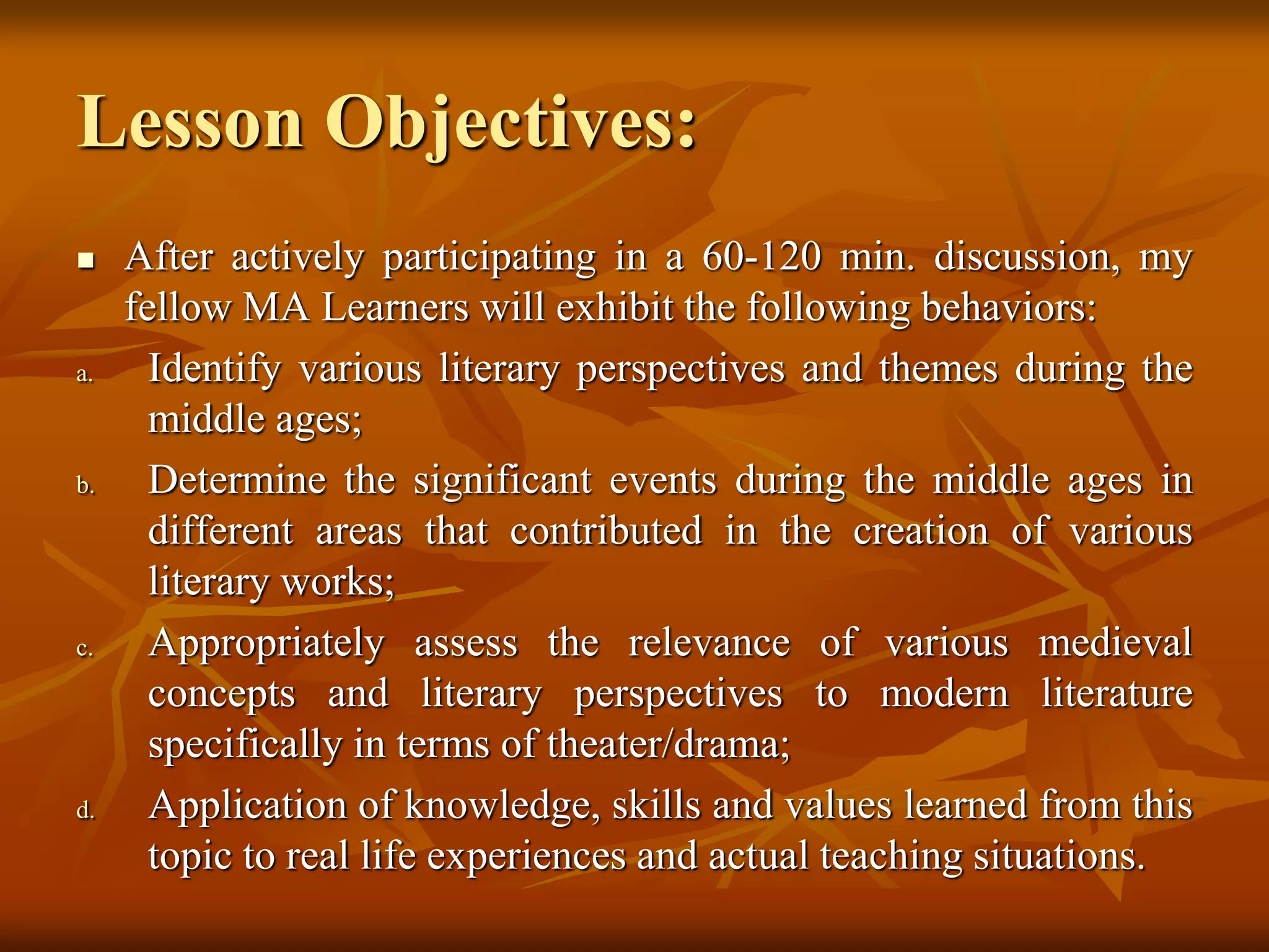 Literary perspective | PPTX