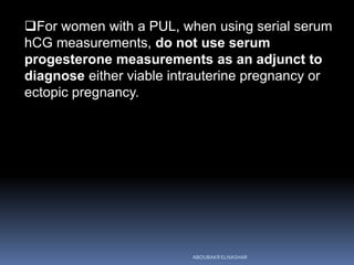 PREGNANCY OF UNKNOWN LOCATION | PDF