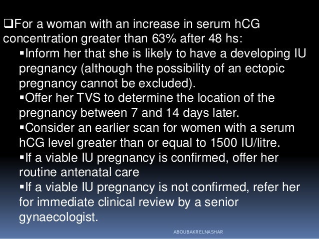 Pregnancy Of Unknown Location