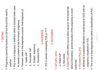 Management of pregnancy of unknown location | PPT