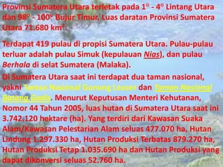 Pulau sumatera utara | PPTX