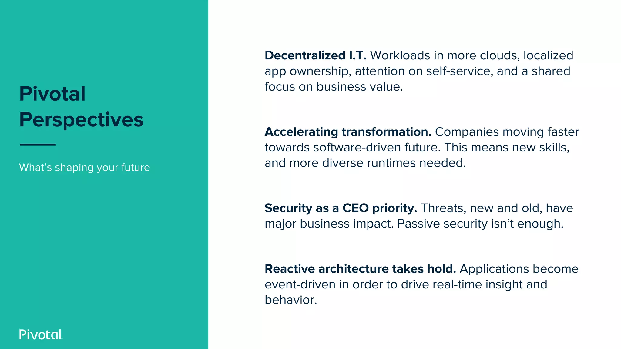 Jesse Pulfer Pivotal Overview June 2018 | PPT