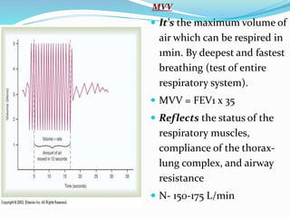 Pulmonary fuction test seminar | PPTX