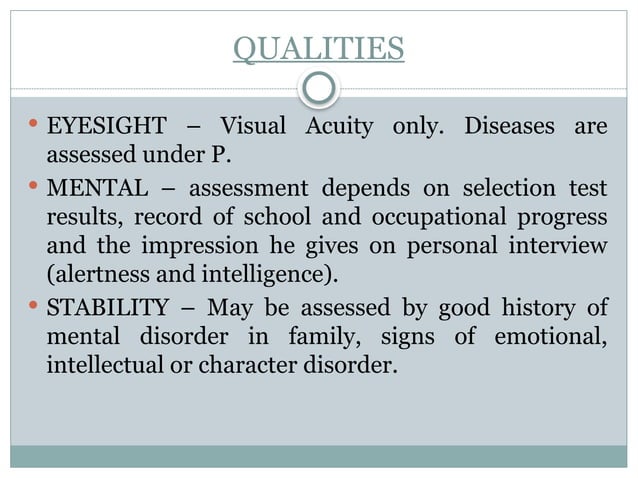 PULHEEMS for the assesment of individual health-1.pptx | Physical ...