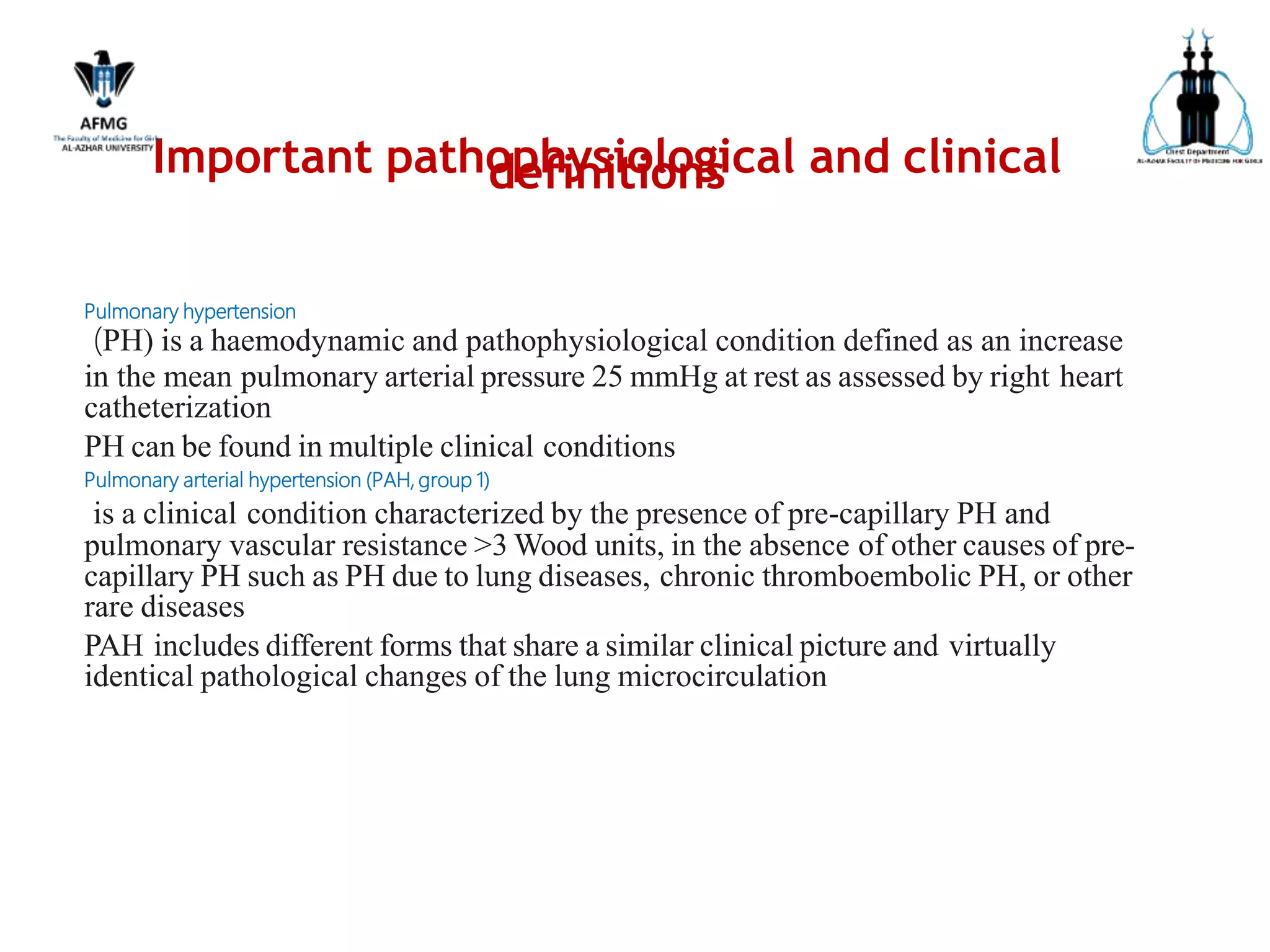Pulmonary hypertension | PPTX