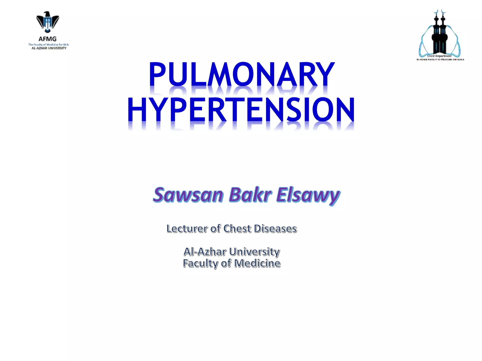 Pulmonary hypertension | PPT