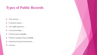 Pulic Records ppt Muhammad Sadiq.pptx