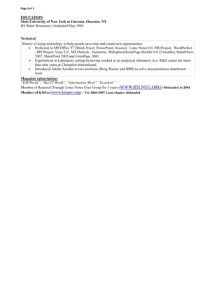 Resume | PDF