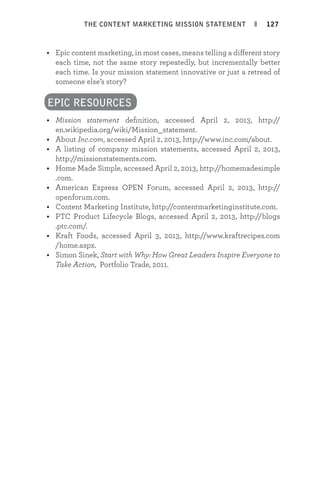 Joe Pulizzi's Epic Content Marketing - Sample Chapter | PDF