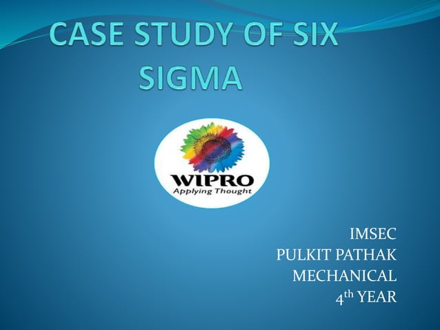 wipro case study | PPTX | Business | Business and Finance