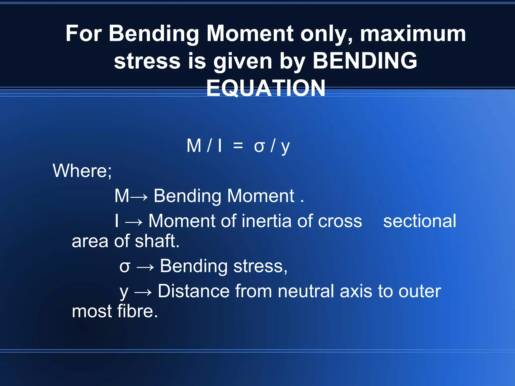 DESIGN OF SHAFT | PPT