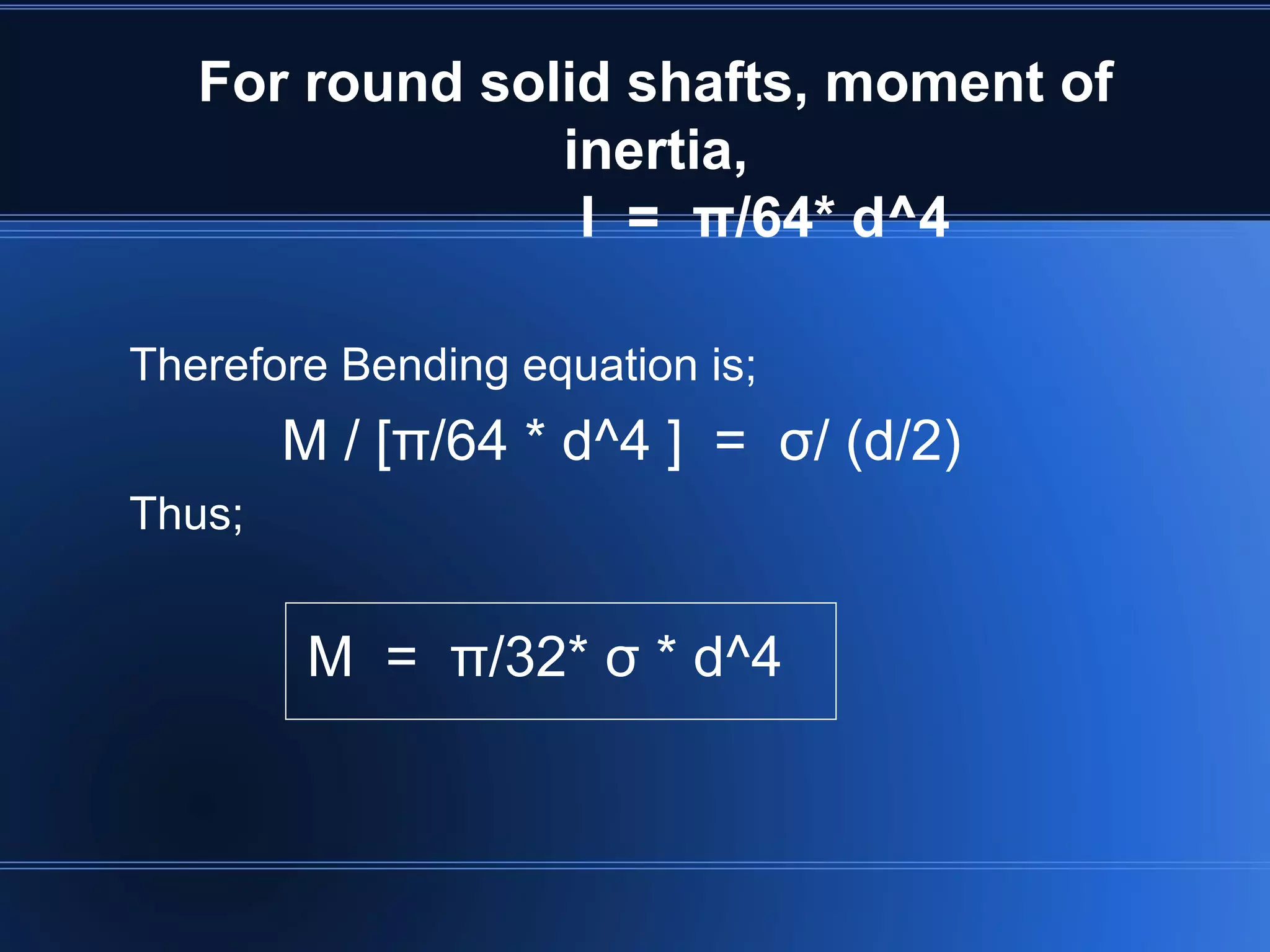 DESIGN OF SHAFT | PPT | Physics | Science