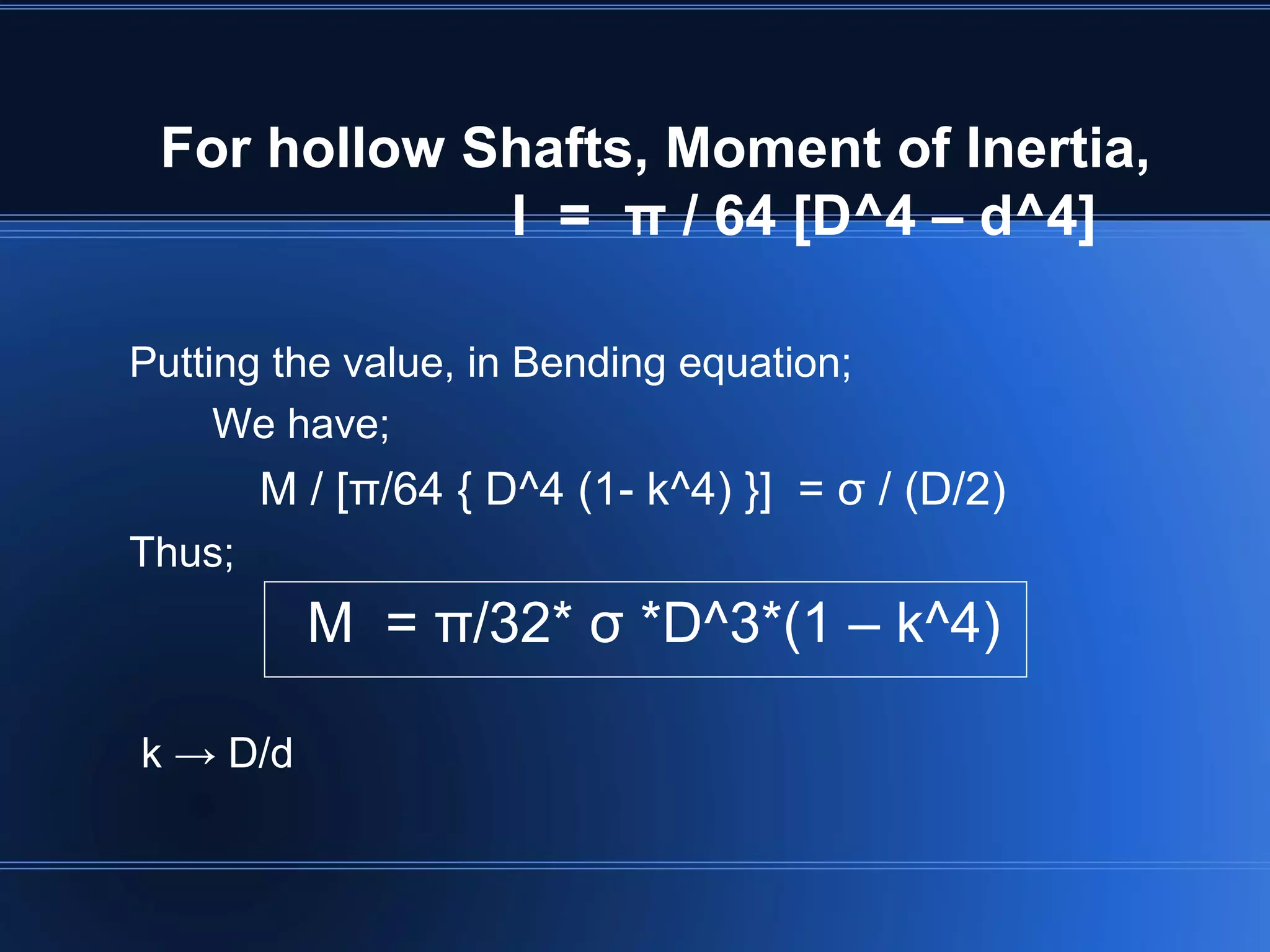 DESIGN OF SHAFT | PPT