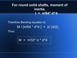 DESIGN OF SHAFT | PPT