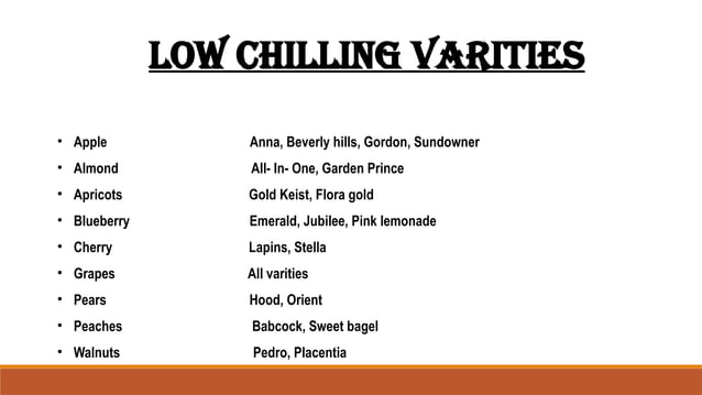 PULKIT PPT on chilling requirement of fruit crops.pptx