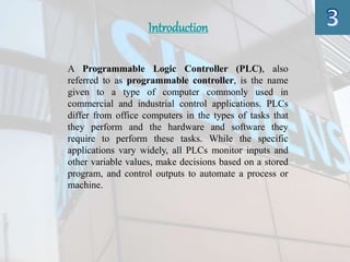 PLC programmable logic controller (MSME) | PPTX