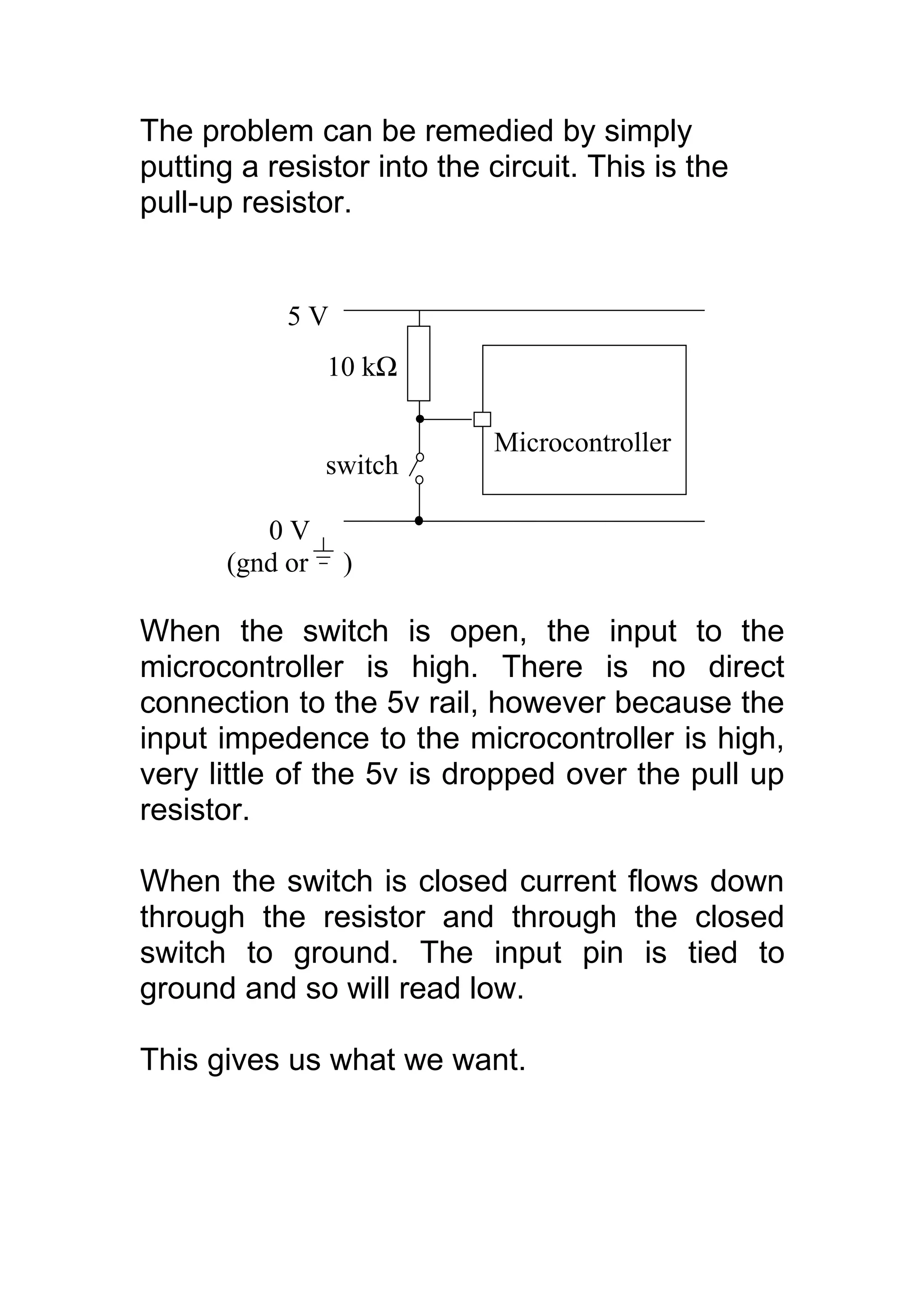 Pull Up And Pull Down Resistors Pdf