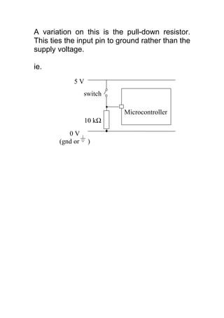 Pull up & pull-down resistors | DOC