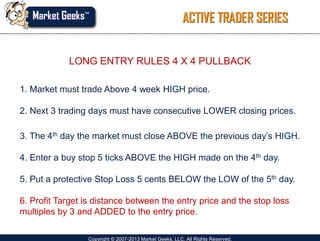 Pull Back Swing Trading Strategy I The Only Way To Trade Stocks and E ...