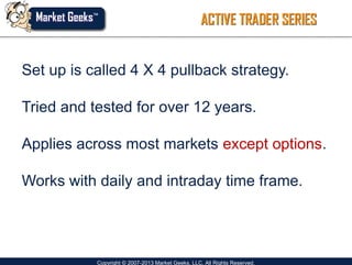 Pull Back Swing Trading Strategy I The Only Way To Trade Stocks and E ...