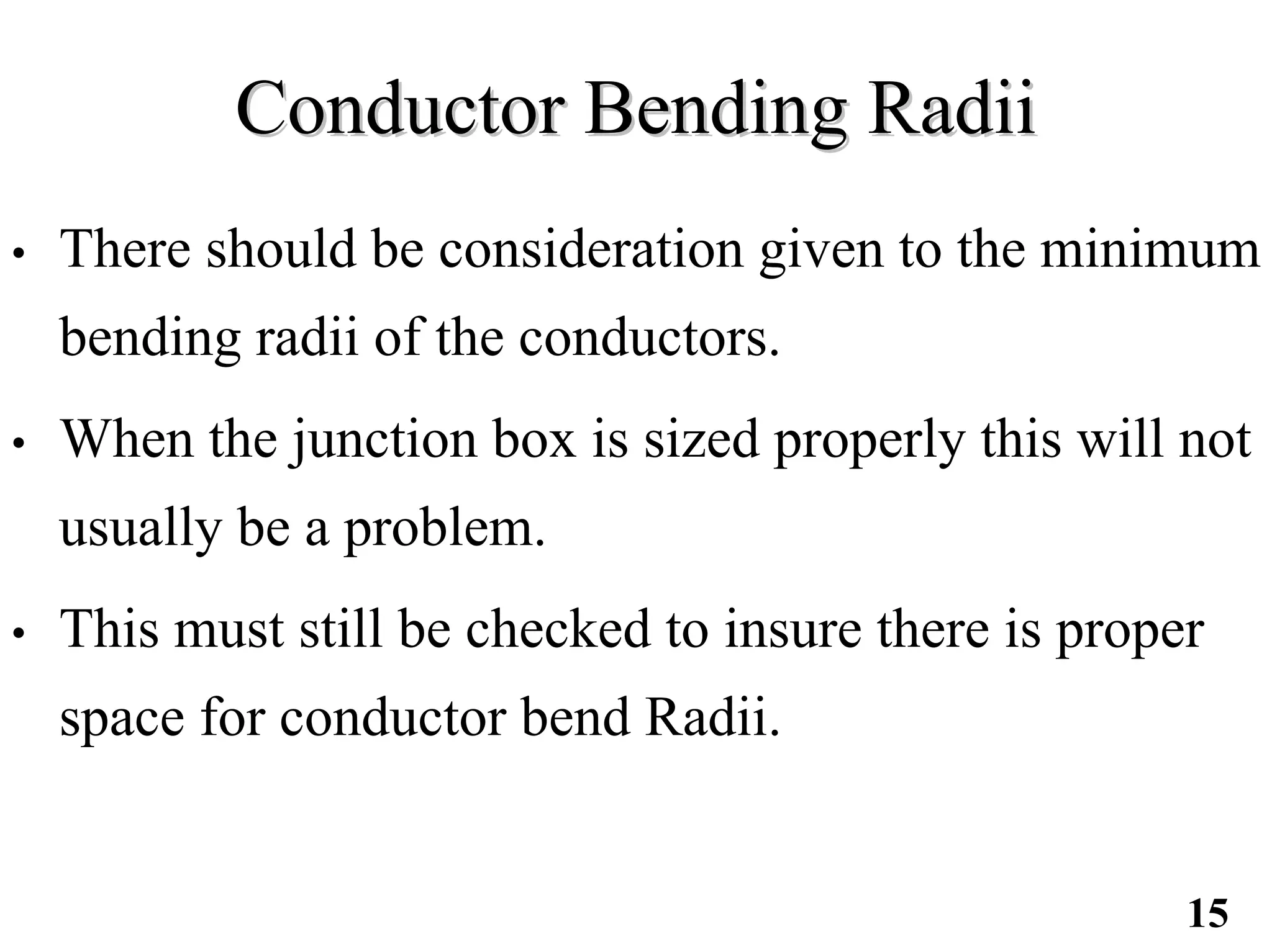 Pullbox sizing | PDF