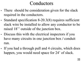 Pullbox sizing | PDF