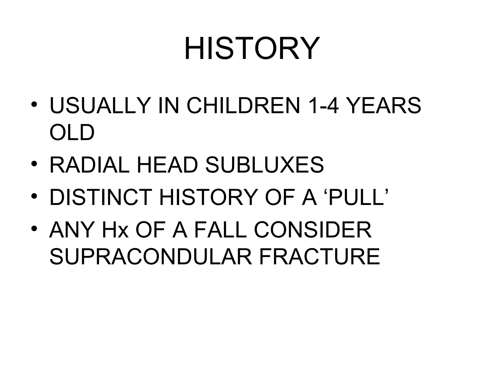 Pulled elbow | PPT