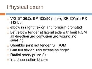 Pull elbow | PPTX | Death, Injury, or Military Conflict | Sensitive Topics