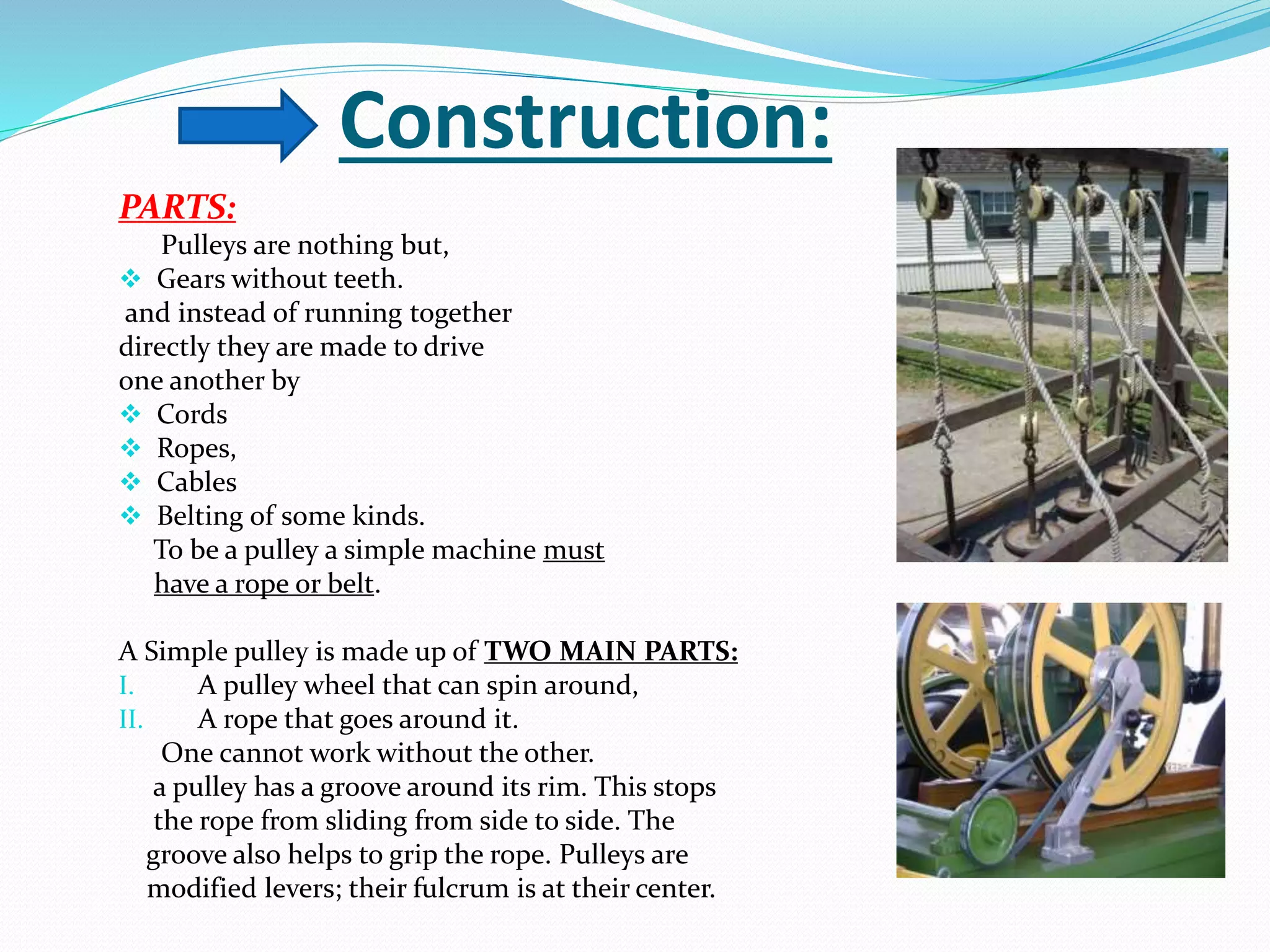 Pulley design | PPTX