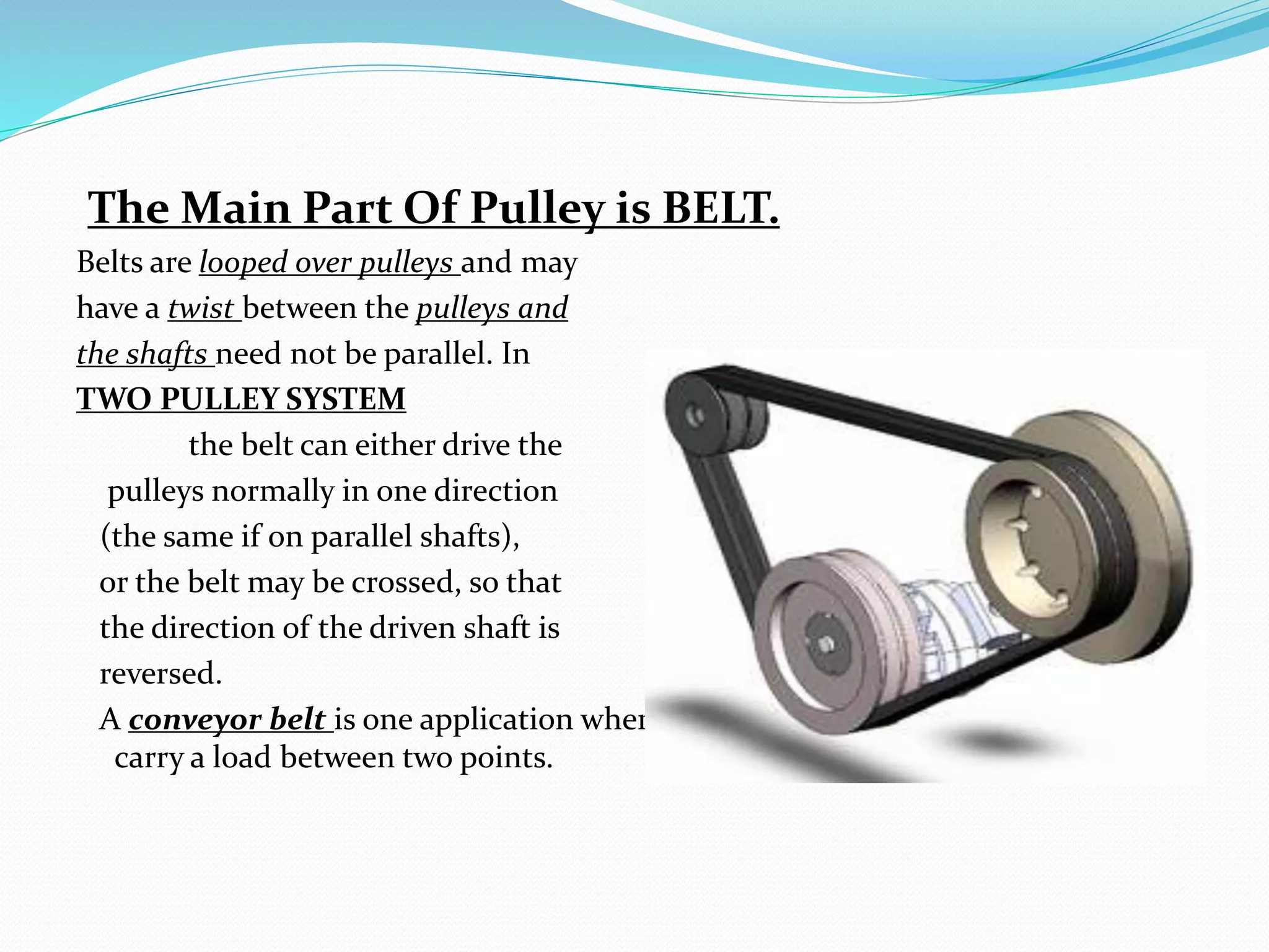 Pulley design | PPTX