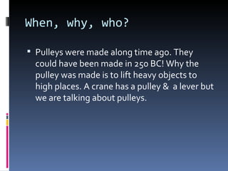 Pulleys alex | PPT
