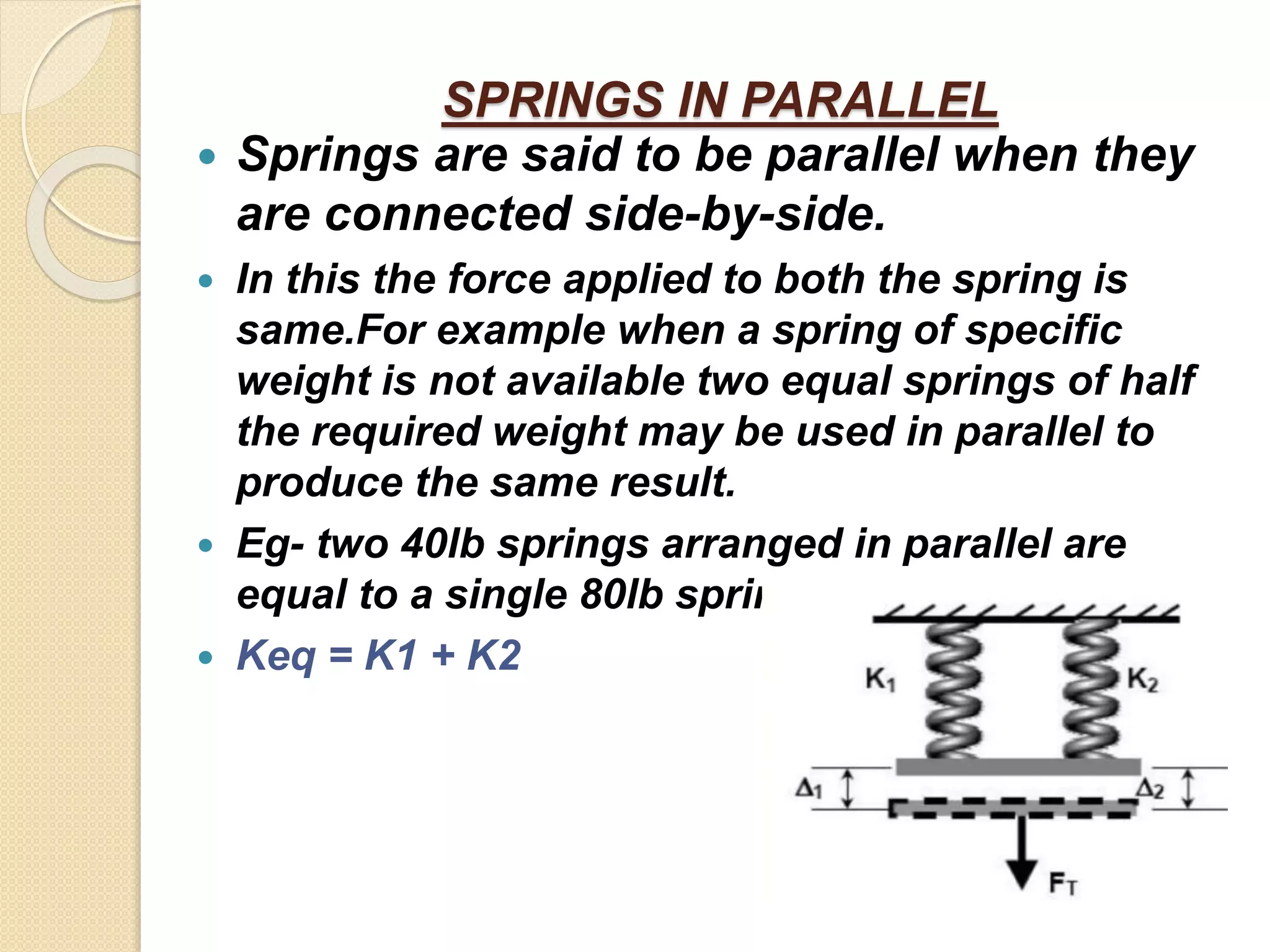 Pulleys and springs | PPTX