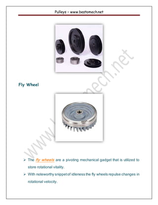 Pulleys & Flywheels Manufacturers | DOCX | Manufacturing Industry ...