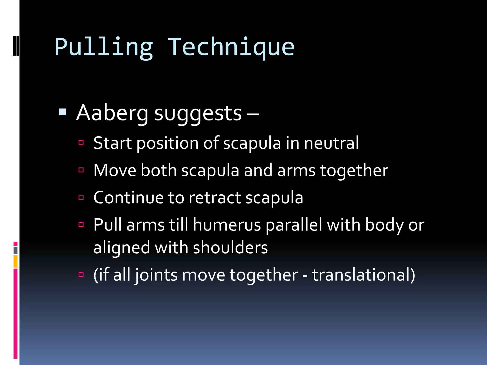 Pulling Movements – Shoulder Or Elbow First | PPTX