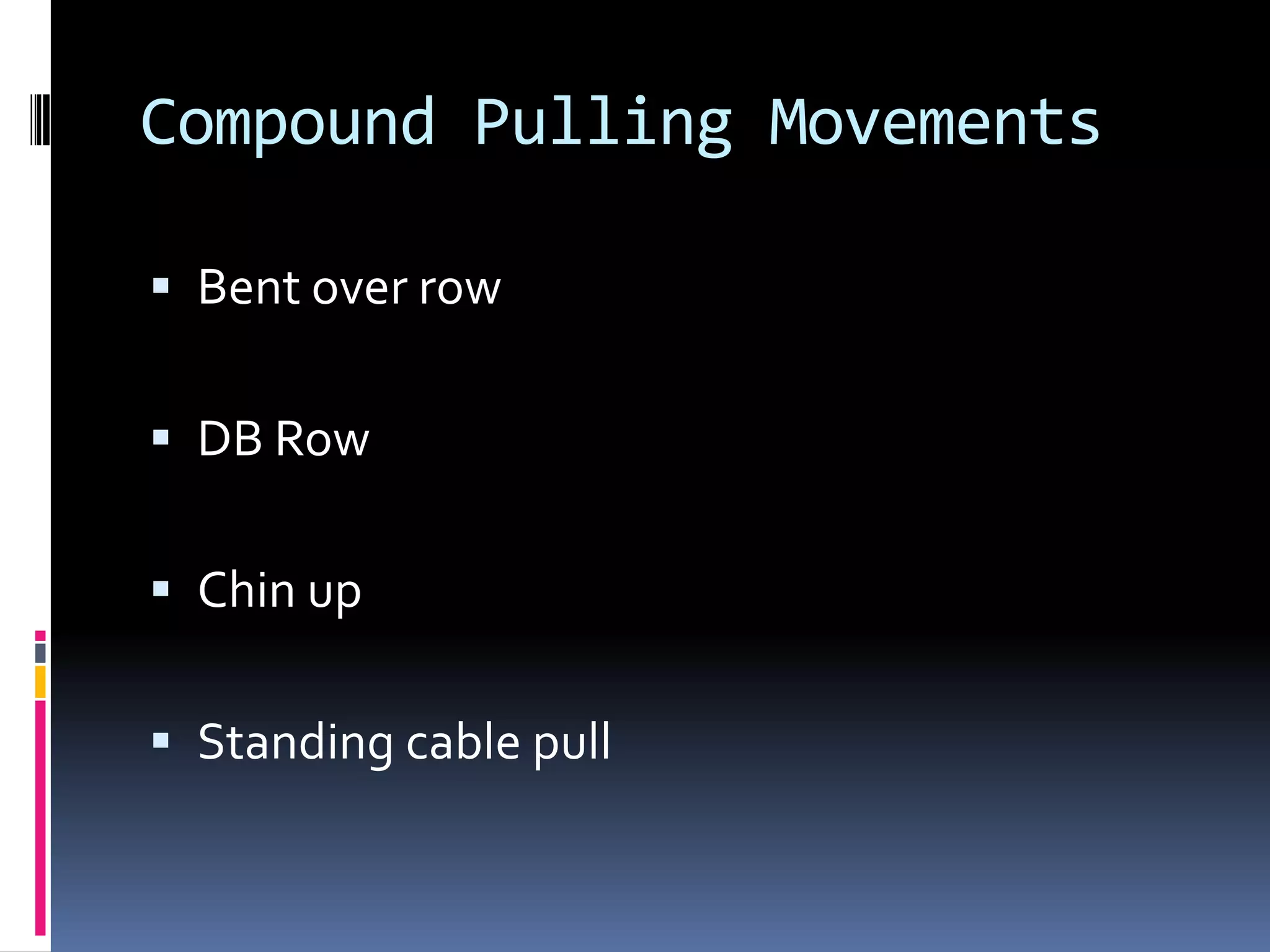 Pulling Movements – Shoulder Or Elbow First | PPTX