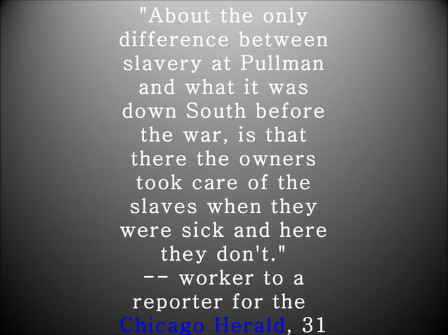 Pullman Strike | PPT