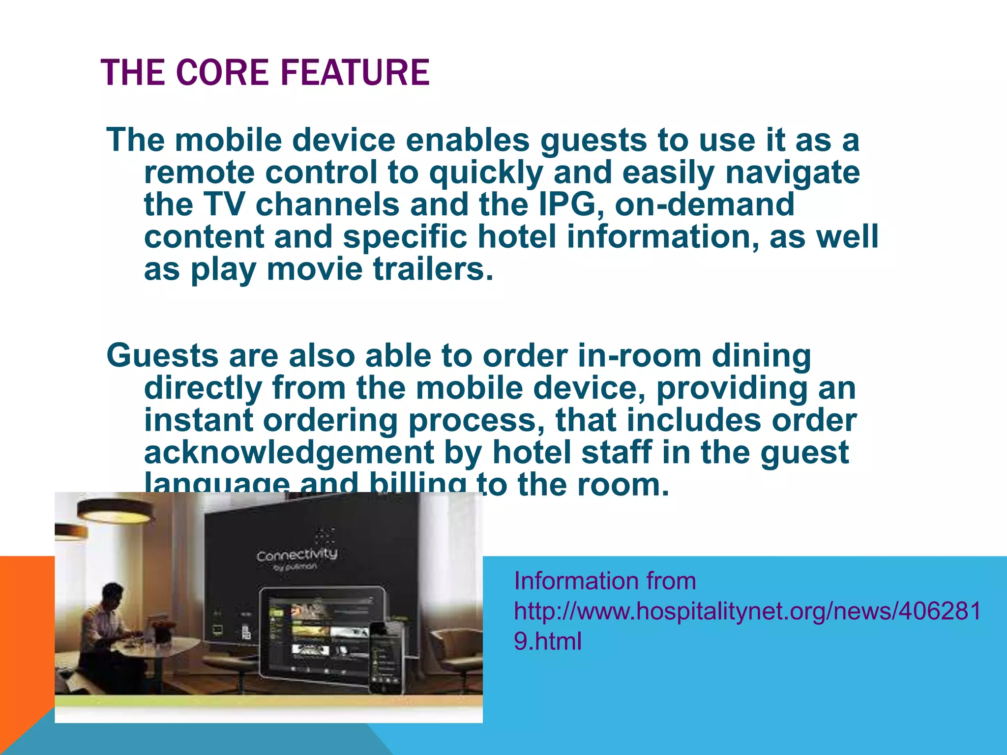 Pullman hotel with an amazing connectivity | PPTX