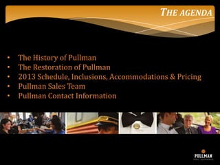 Pullman Rail Journeys - An Introduction | PPT
