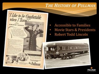 Pullman Rail Journeys - An Introduction | PPT