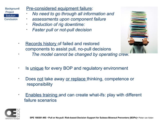 Pull or no pull: Risk based decision support for subsea blowout ...