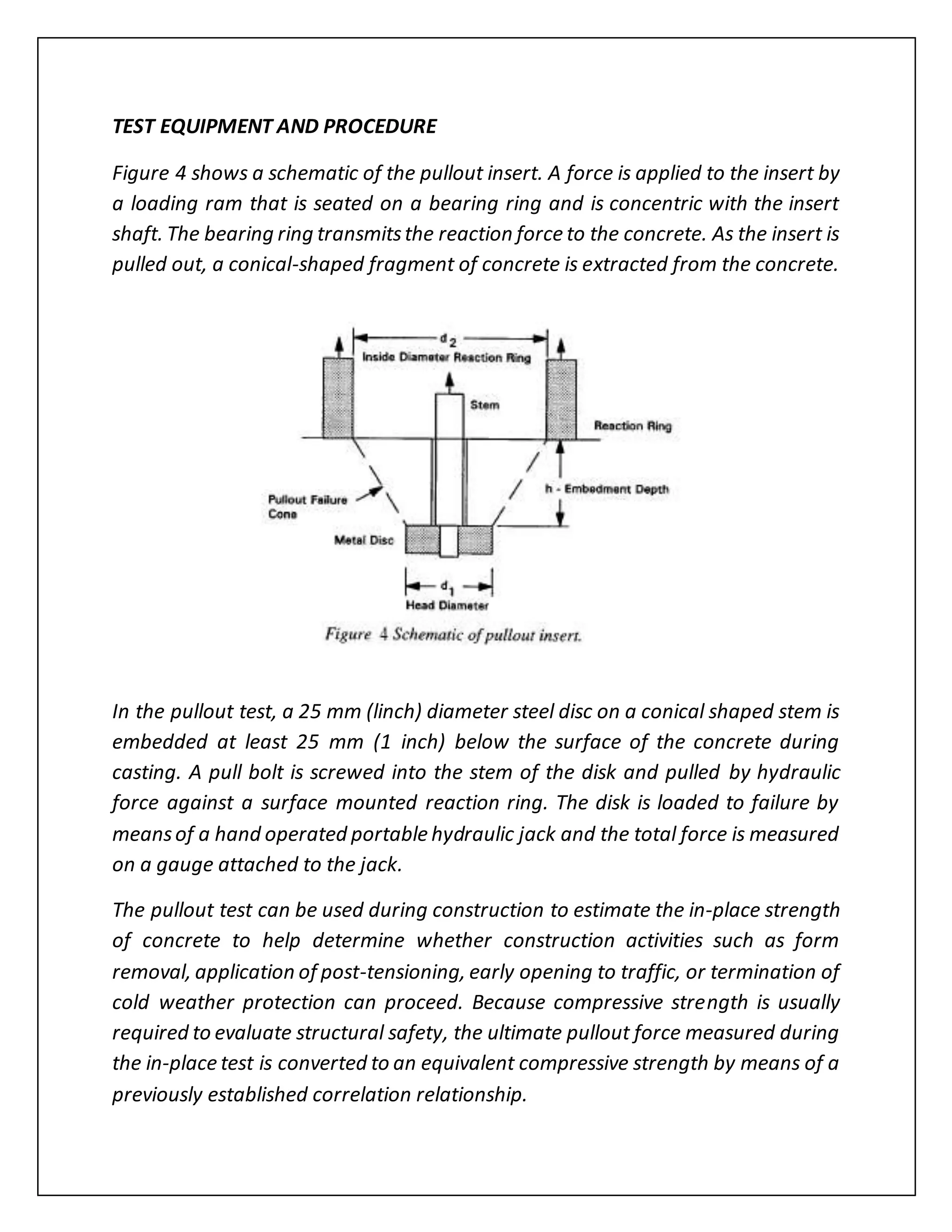 Pullout test as a nondestructive test method in structural engineering ...