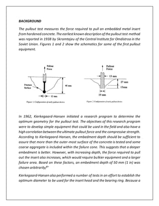Pullout test as a nondestructive test method in structural engineering ...