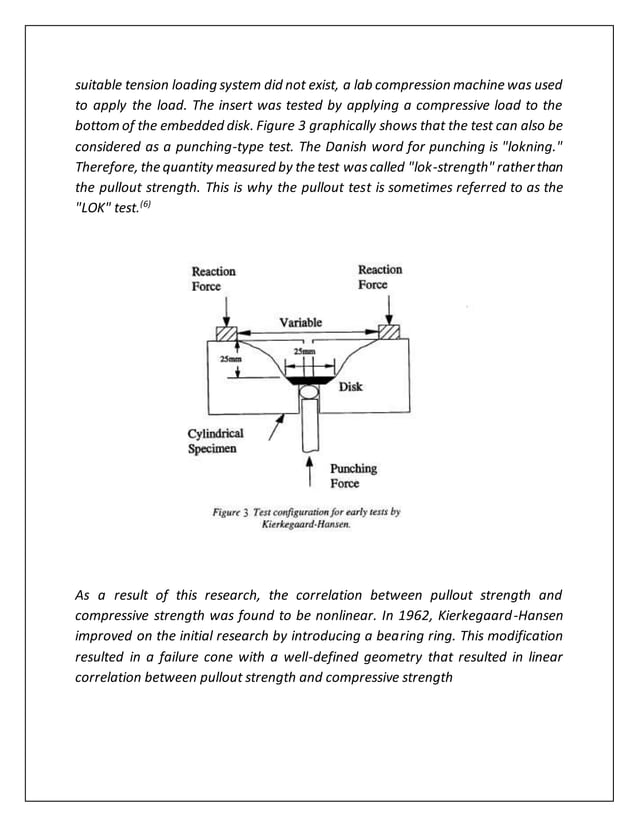 Pullout test as a nondestructive test method in structural engineering ...