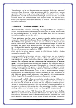 Pullout test as nondestructive test method in structural engineering | PDF