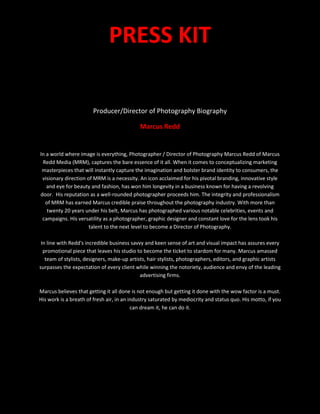 Pull (The Movie) Press Kit | PDF