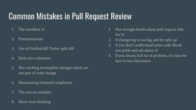 Pull request review | PPTX