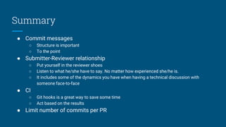 Pull requests do's and don'ts | PPTX