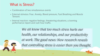Pull the plug on stress | PPTX