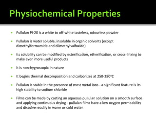 Pullulan | PPTX