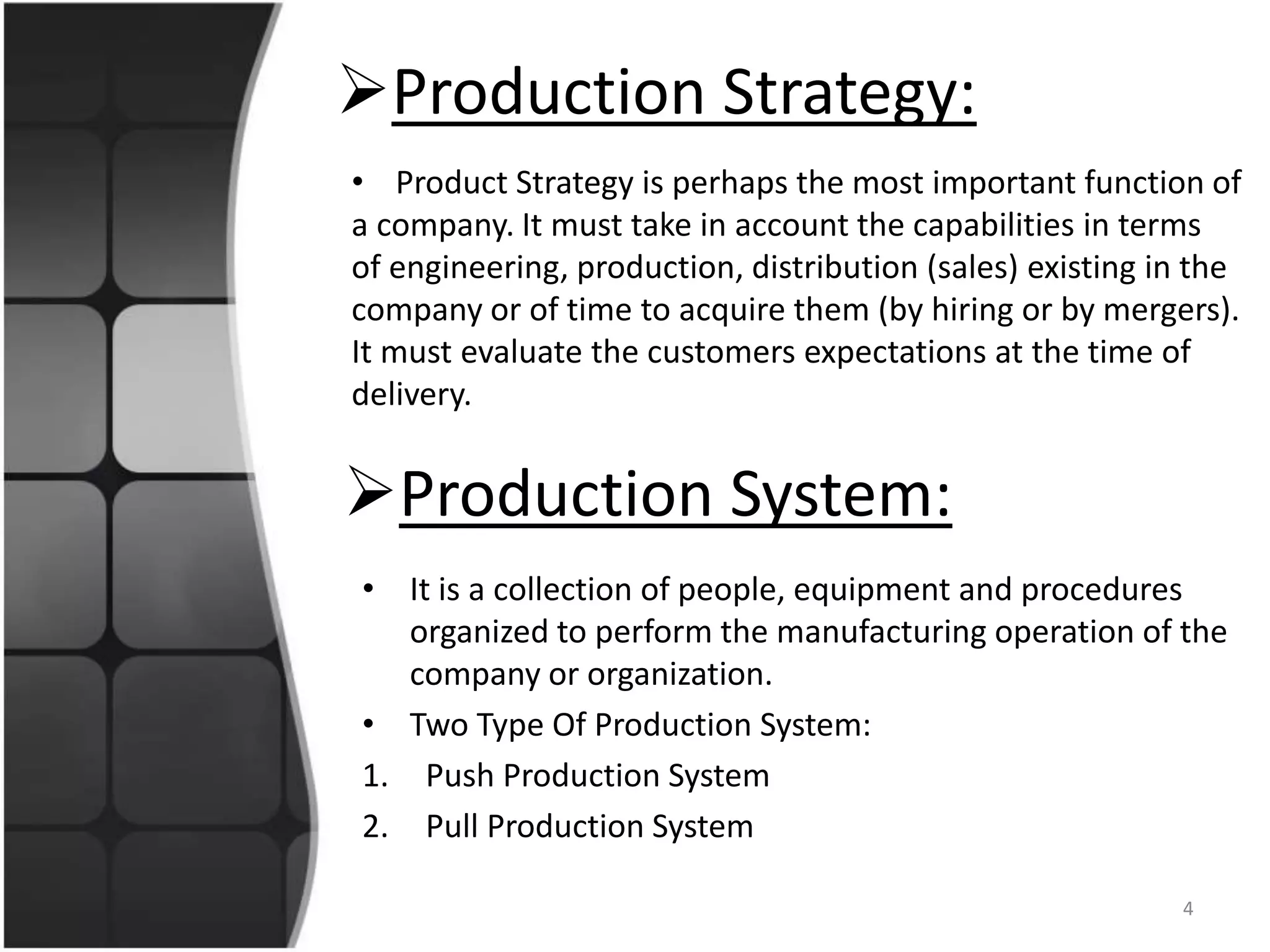 Pull Vs. Push Production | PPTX